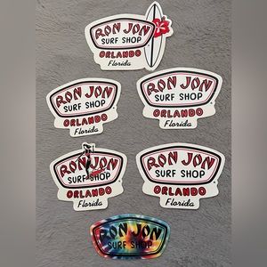 Ron Jon | Art | 6 Ron Jon Surf Shop Stickers | Poshmark